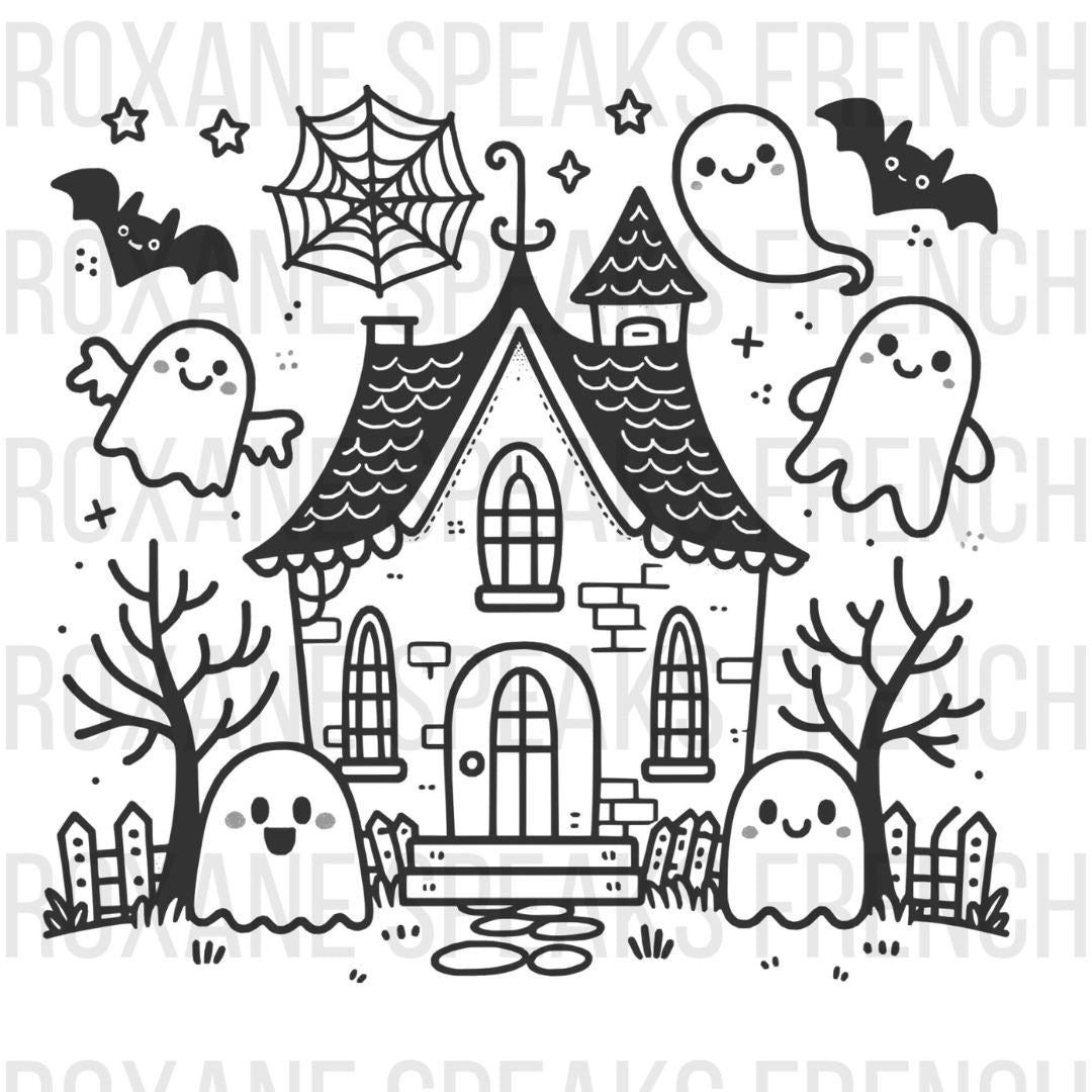 coloring pages print halloween