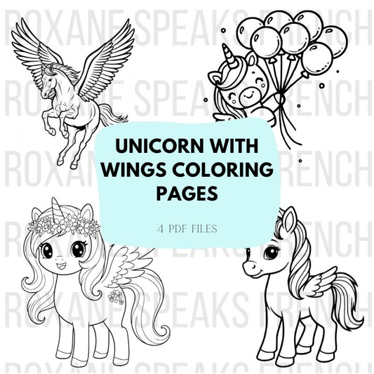 coloring pages pegasus unicorn