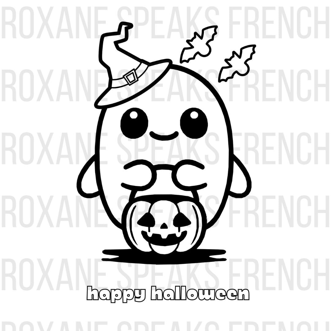 kindergarten coloring pages halloween
