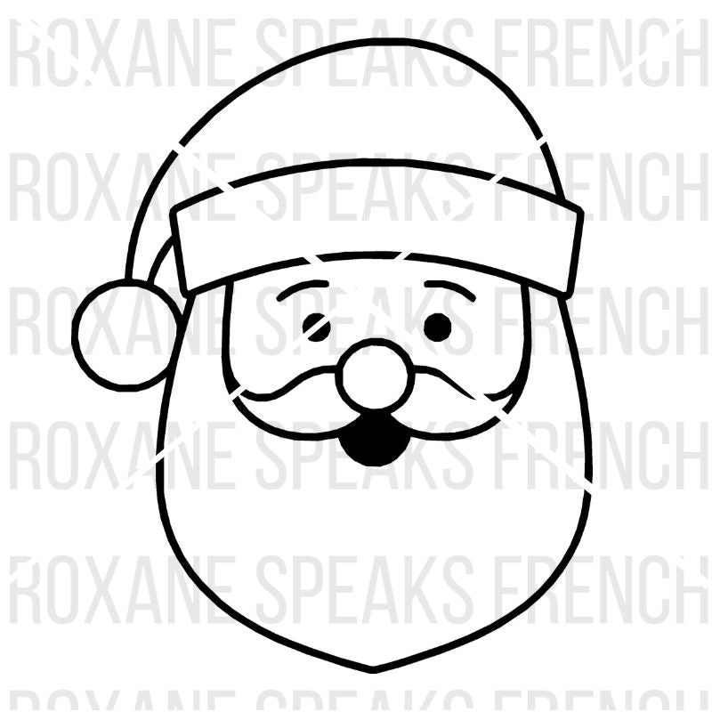bold easy coloring pages christmas
